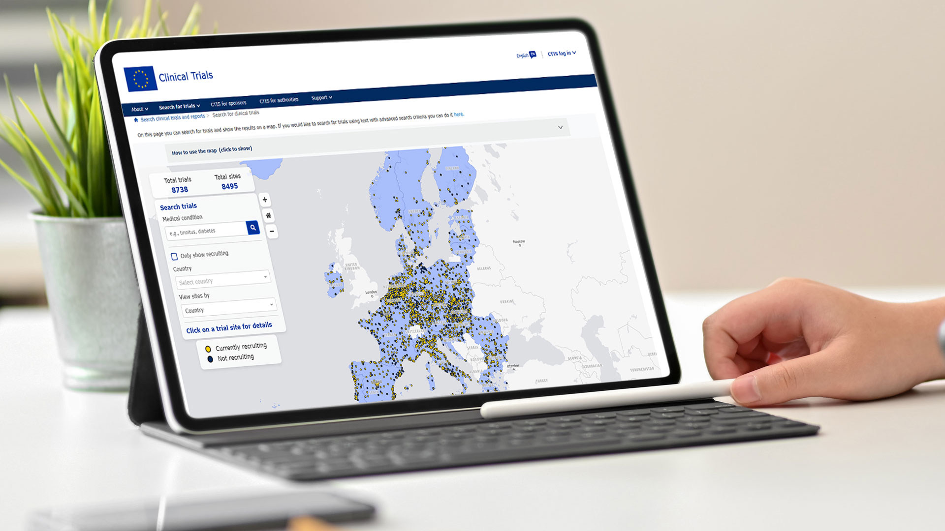 Map for Clinical Trials in the EU - European Partnership for ...