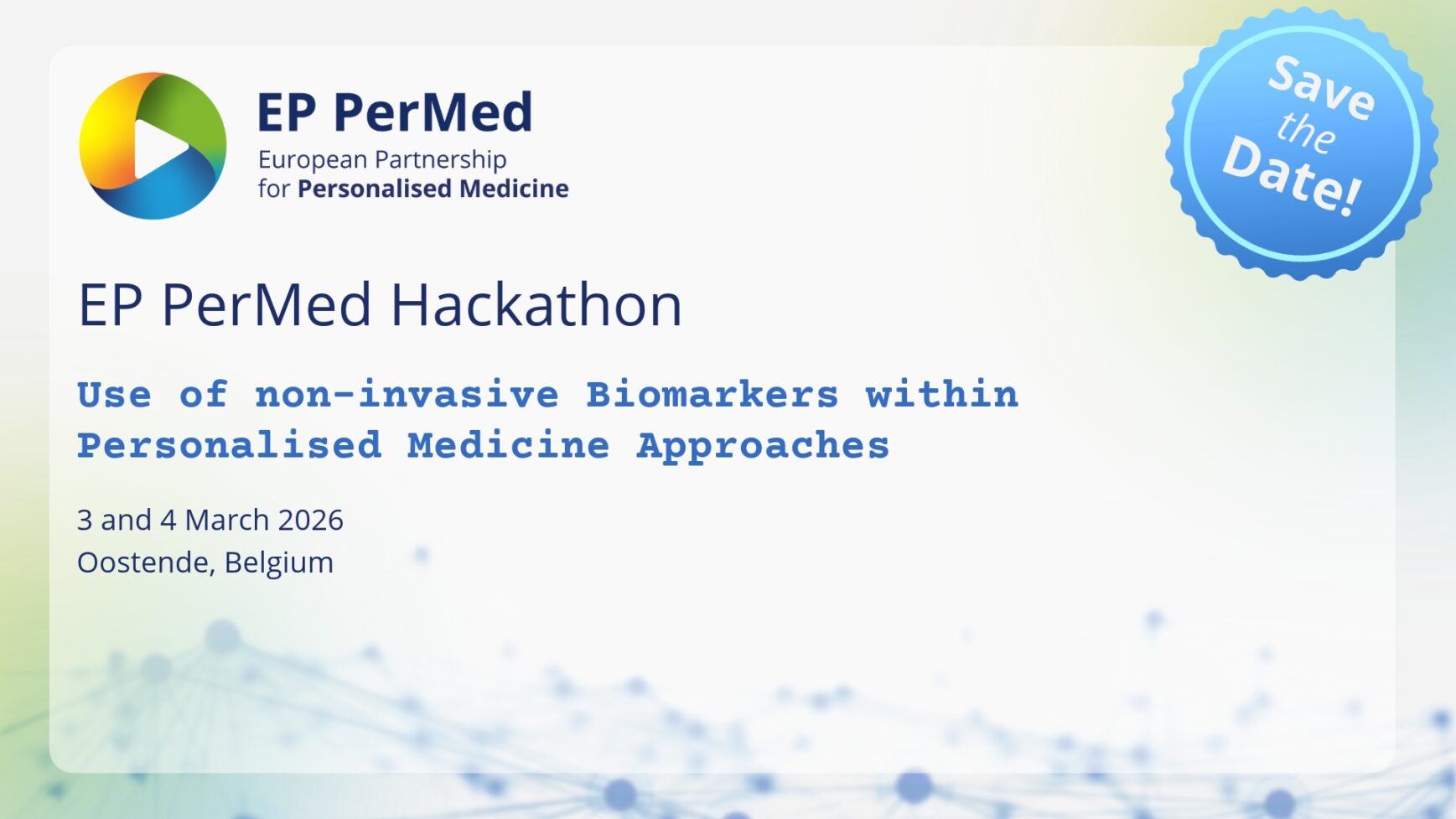 EP PerMed Hackathon - the Use of non-invasive Biomarkers within ...